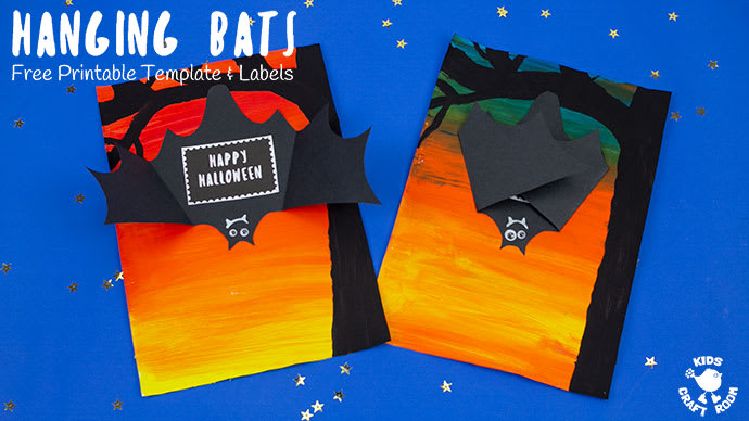 hanging bat template printable