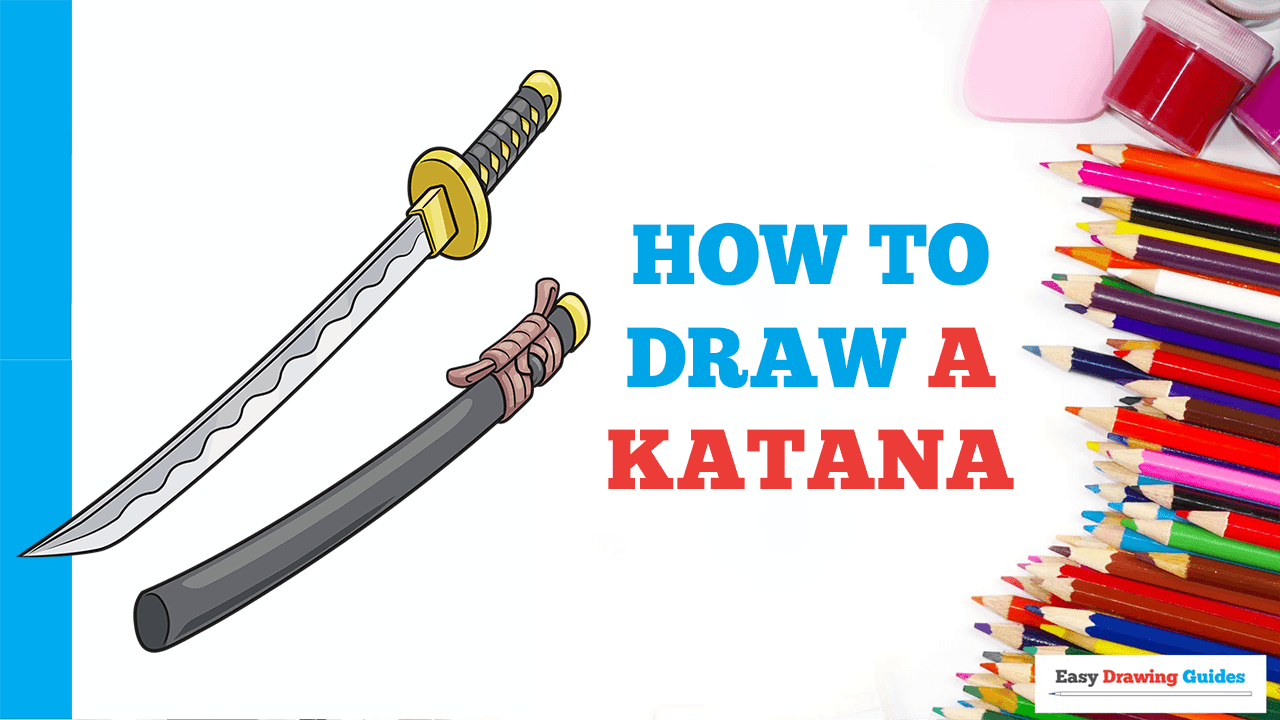 how to draw ninja sword