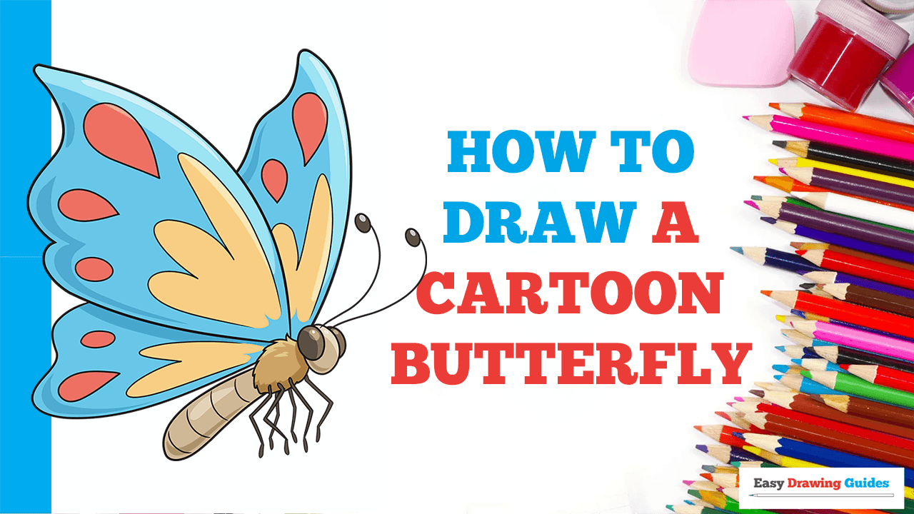 how to draw a butterfly art hub
