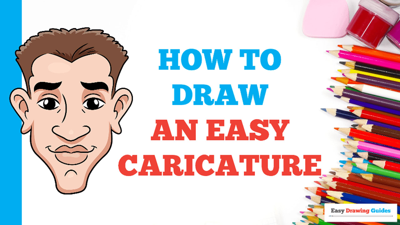 how to draw human caricature