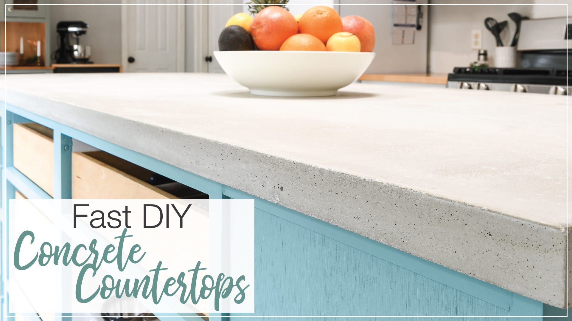 Diy Concrete Kitchen Countertops Easy DIY Concrete Countertop Guide: