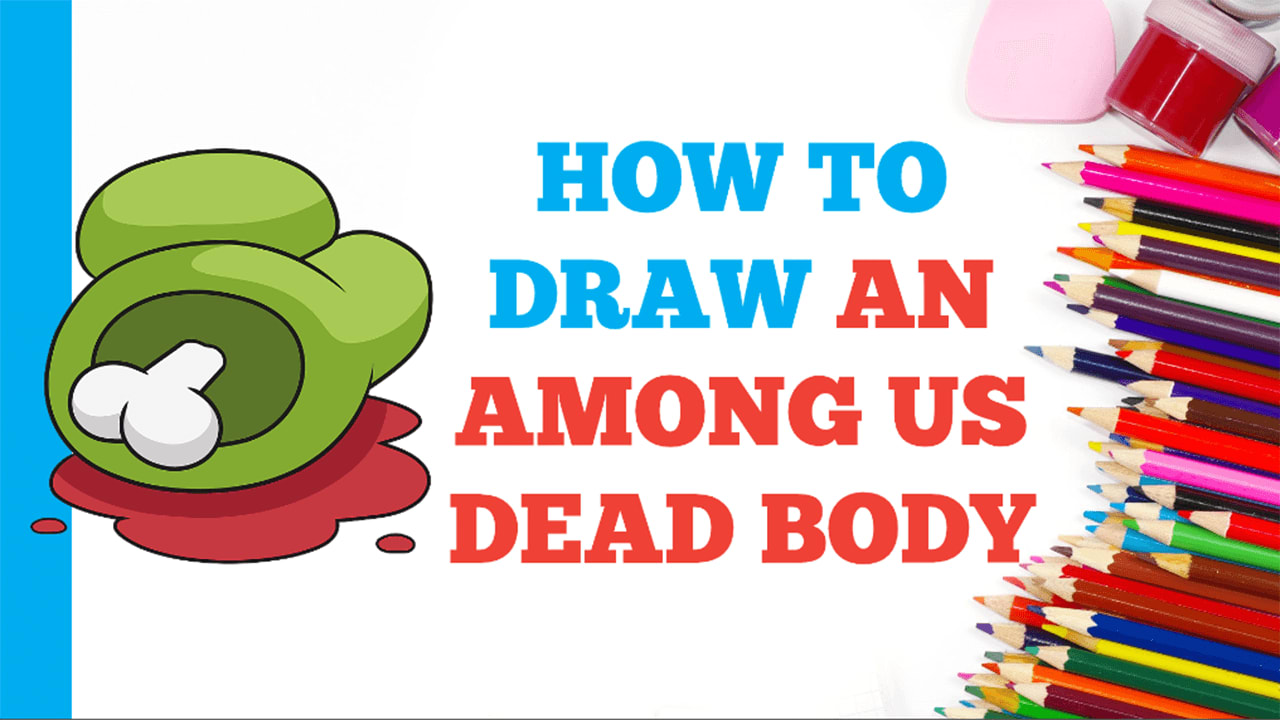 how to draw a dead human