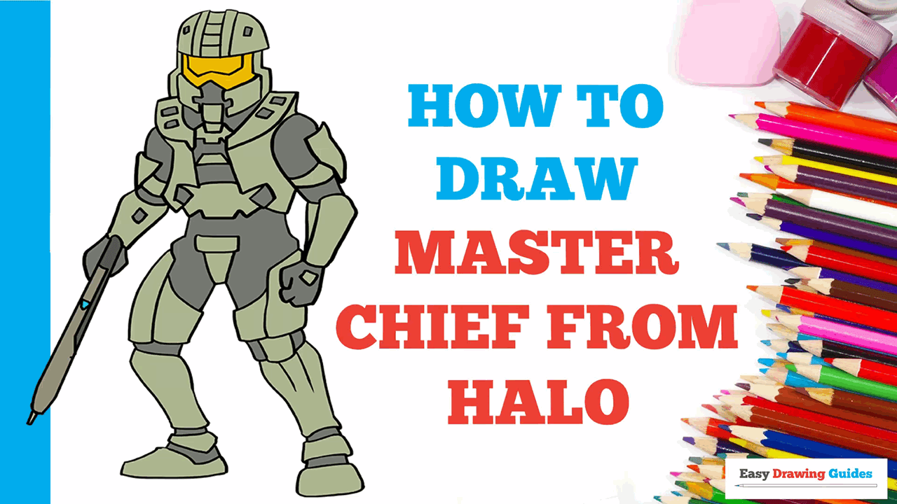 how to draw halo characters