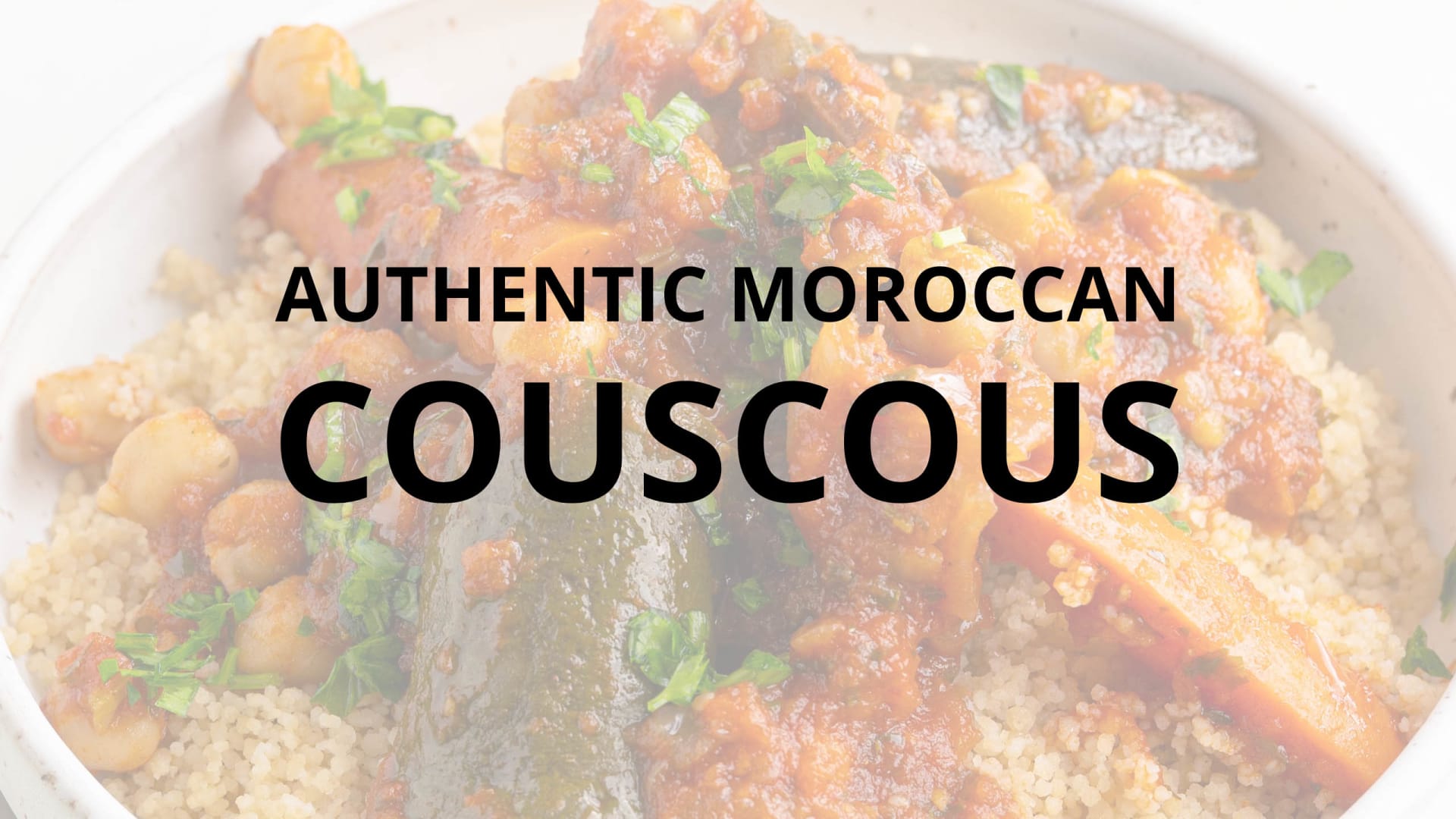 how to prepare couscous marocain