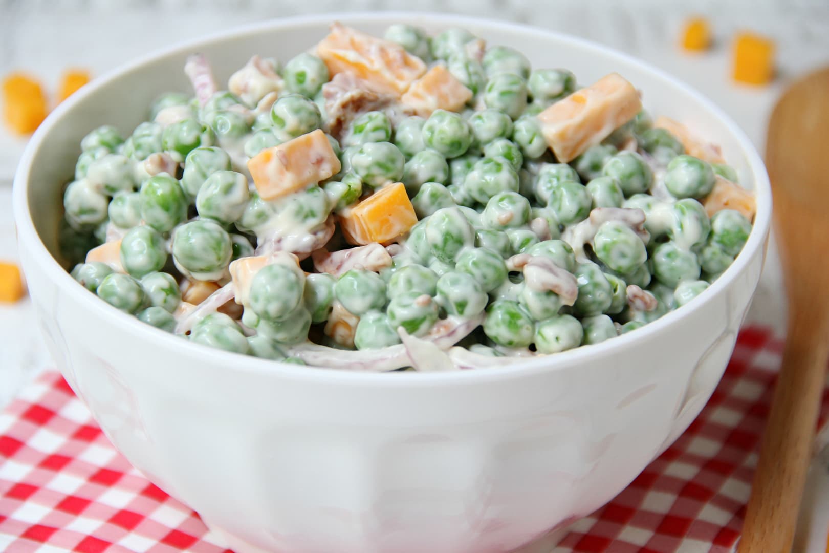 how do you make a pea salad