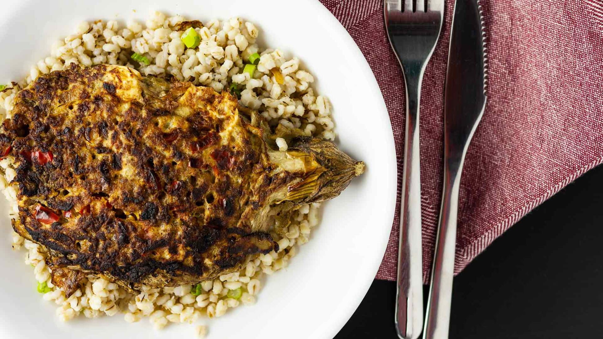 how to cook eggplant omelet with ground pork