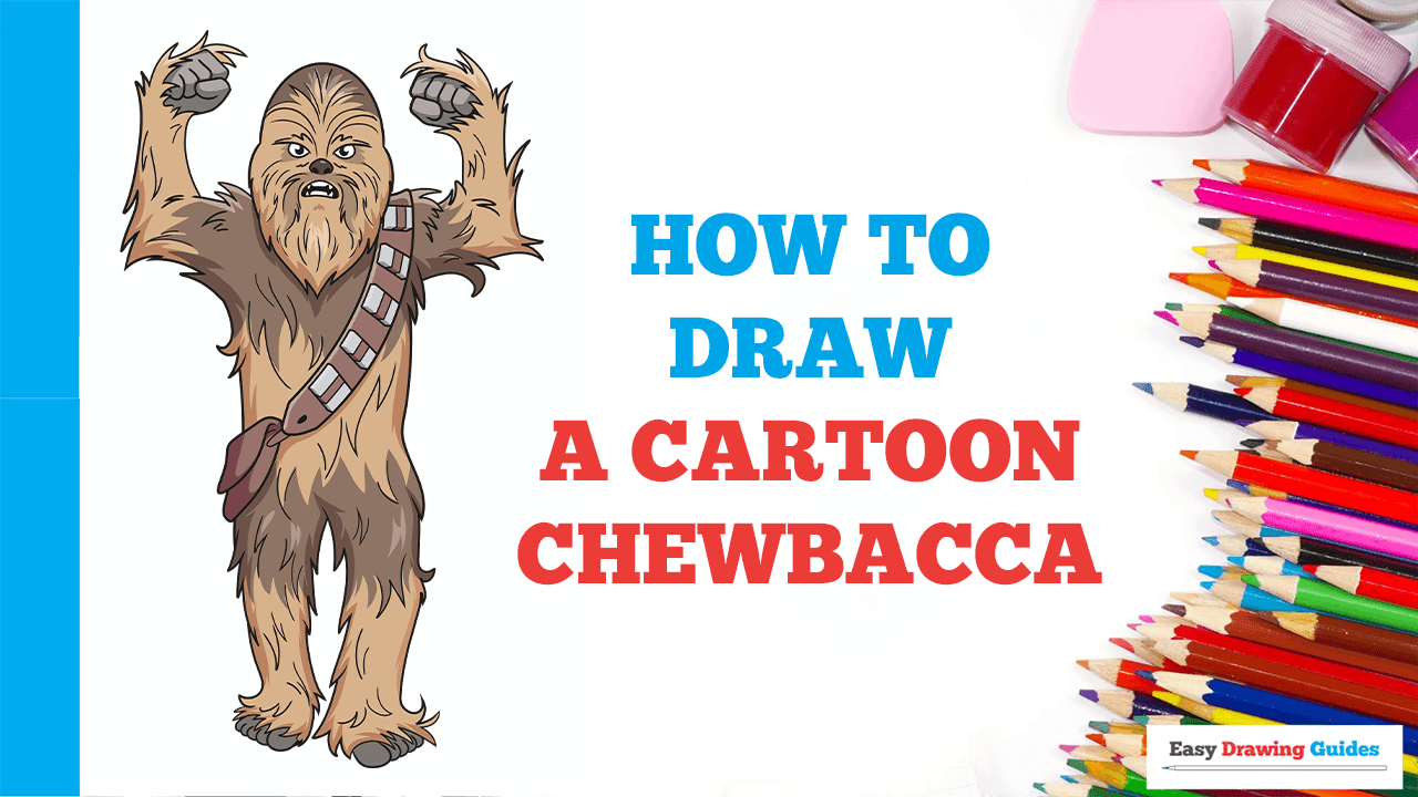 chewbacca drawing step by step