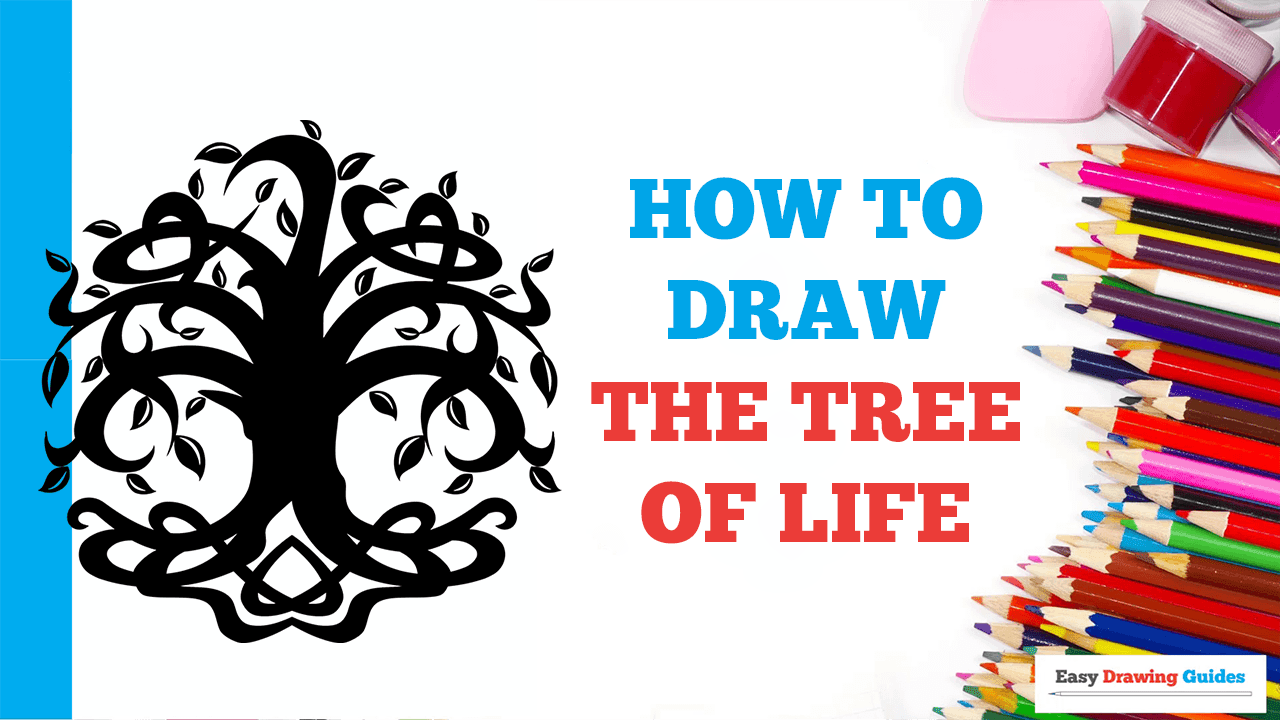 how to draw a tree knot