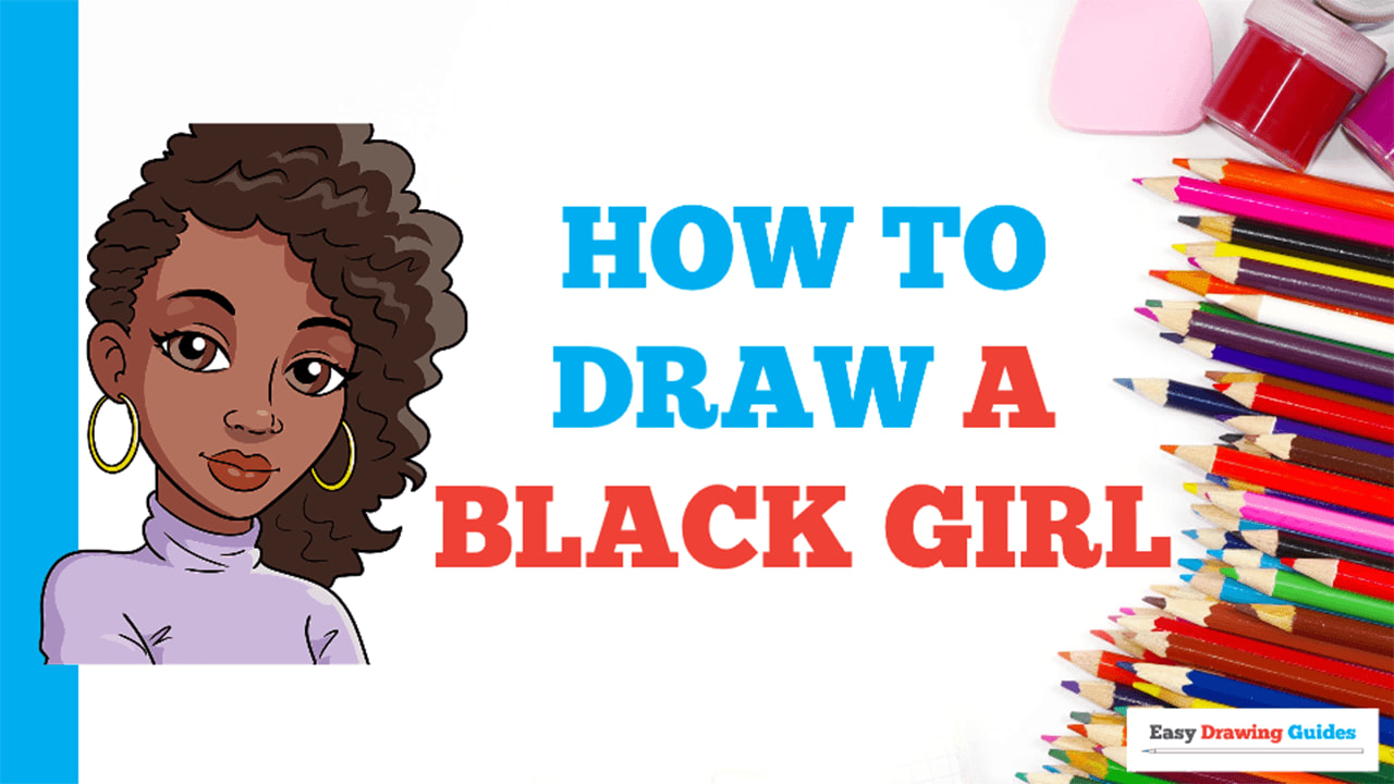 how to draw a girl easily