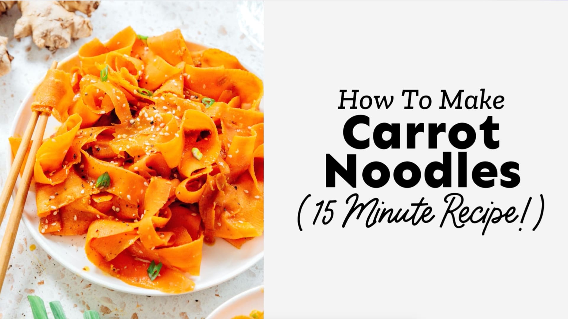 how to boil carrot noodles