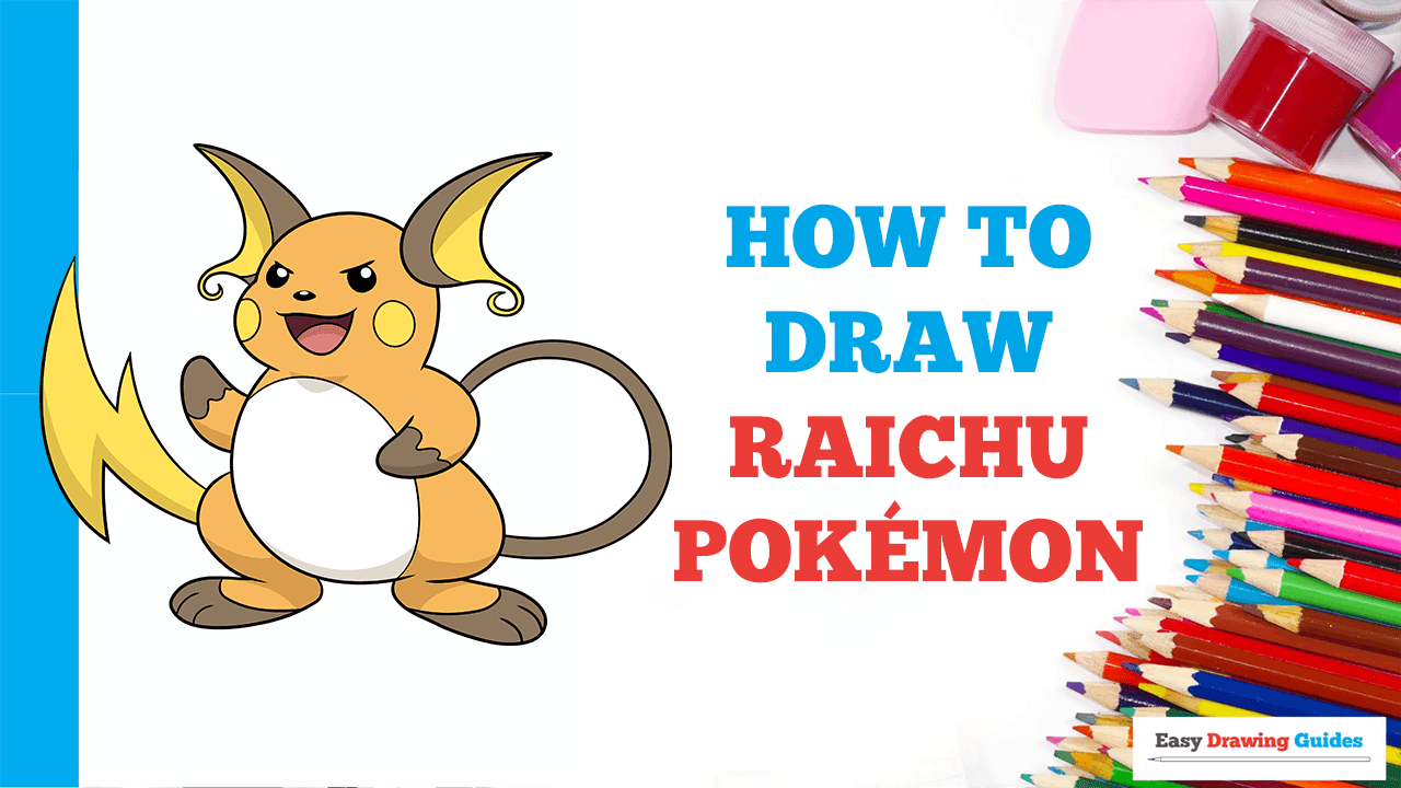 how to draw pikachu vs raichu