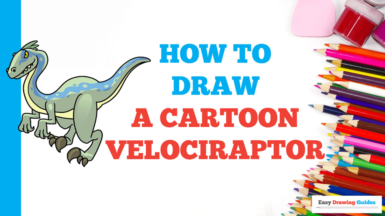 how to draw dinosaur raptor
