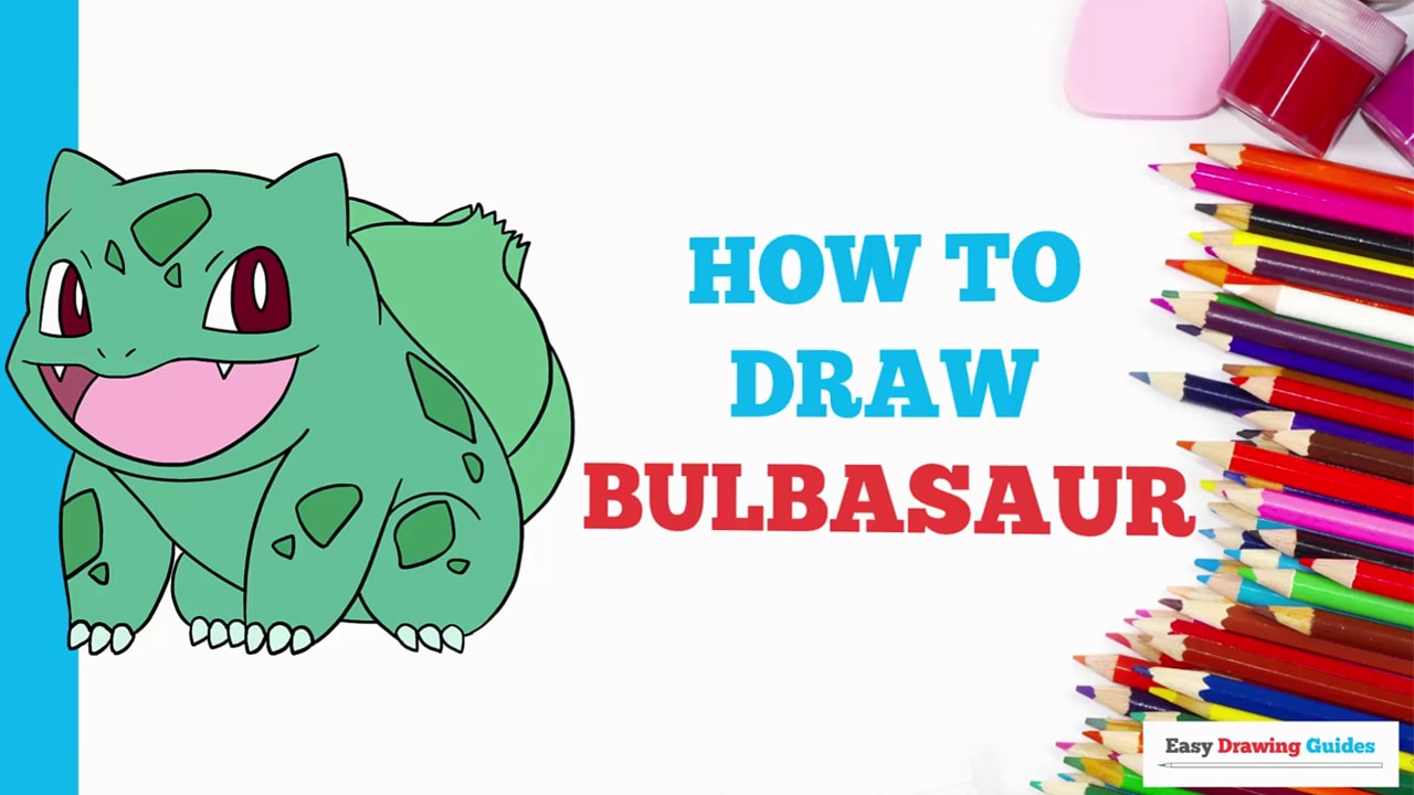 bulbasaur drawing tutorial