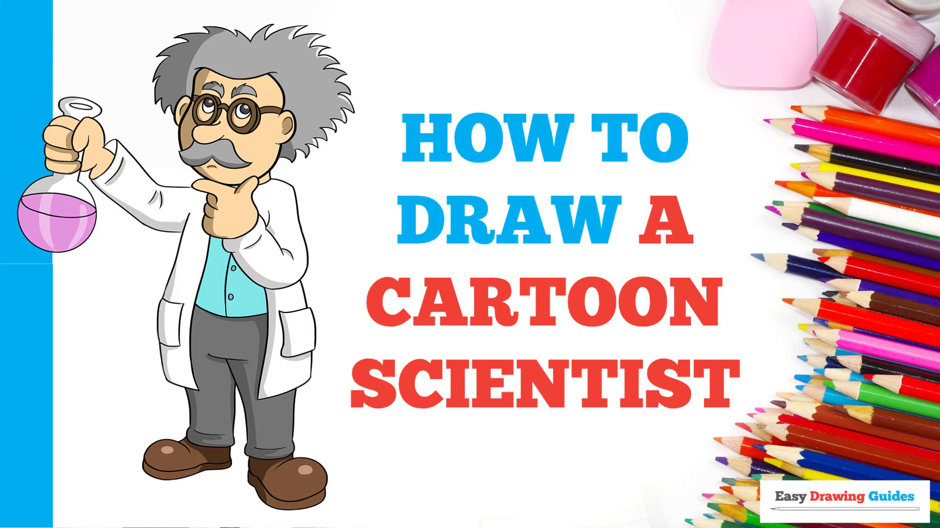 scientist drawing easy