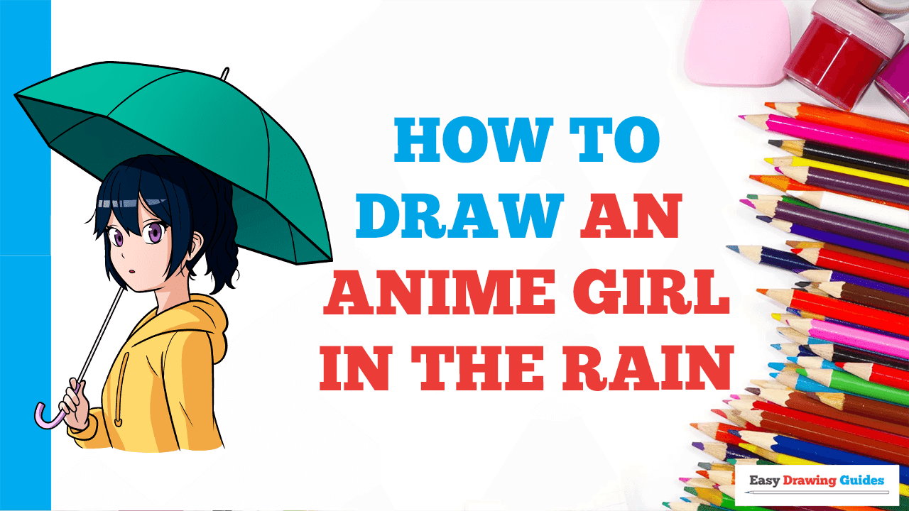 how to draw cartoon rain