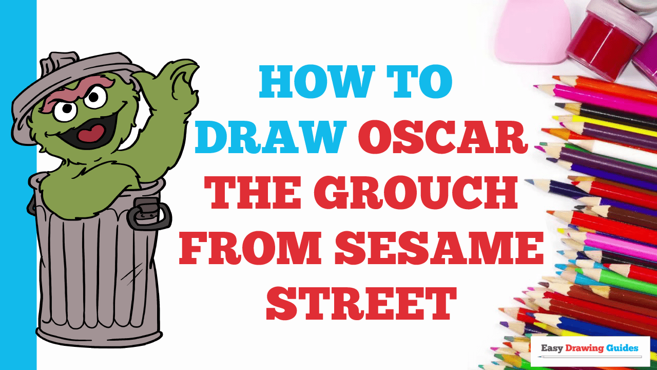 oscar the grouch drawing tutorial