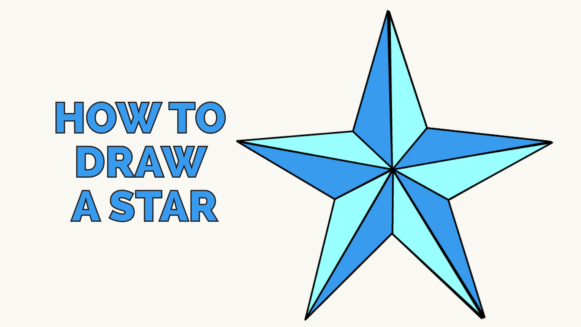 how do u draw a star
