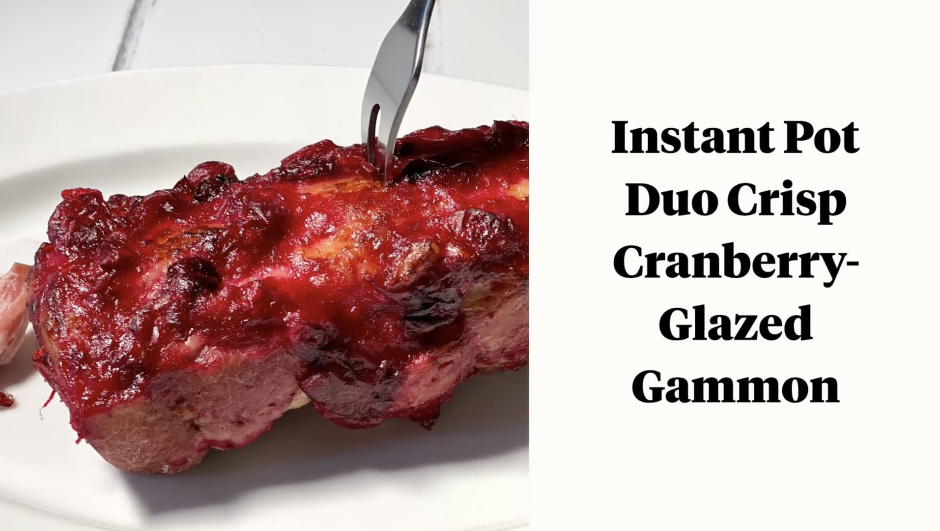 how to cook gammon in instant pot