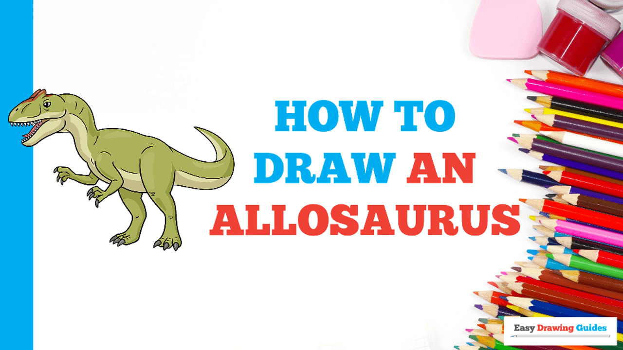 how to draw dinosaurs allosaurus