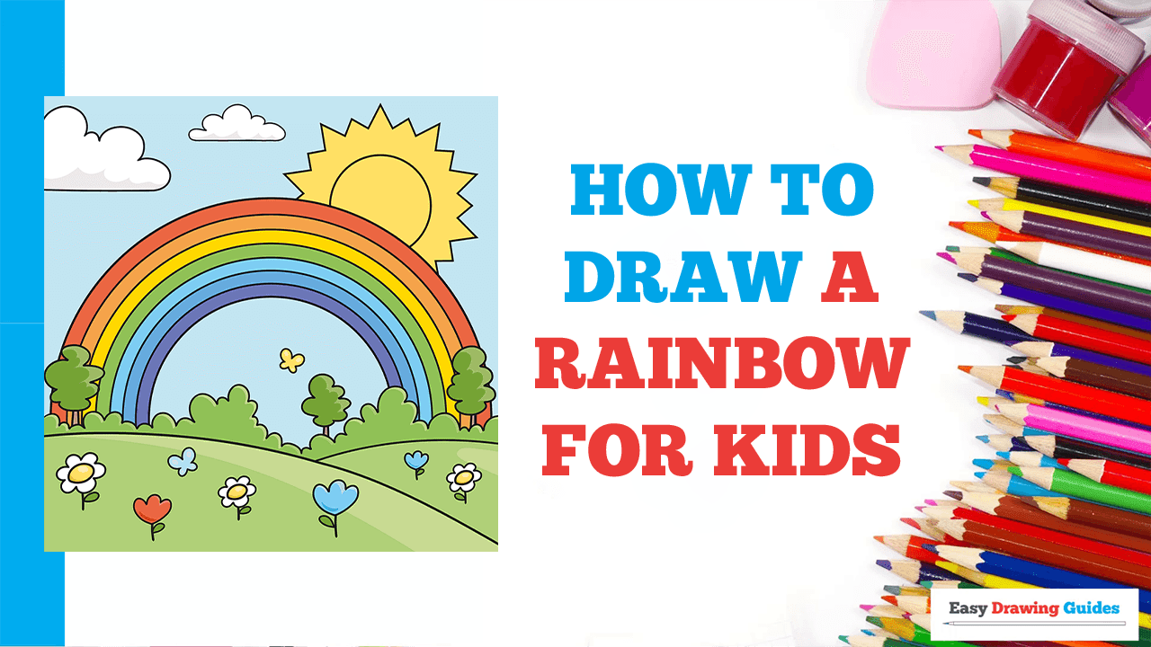 how to draw a rainbow