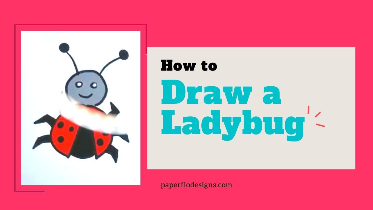 easy ladybug drawing