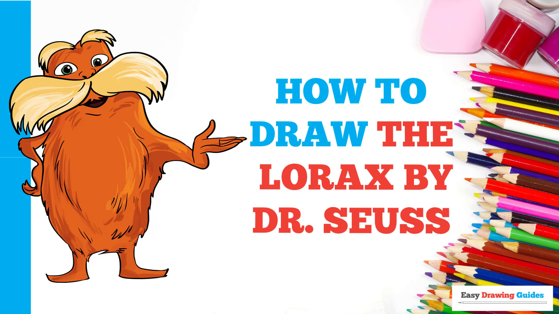 how to draw a lorax tree
