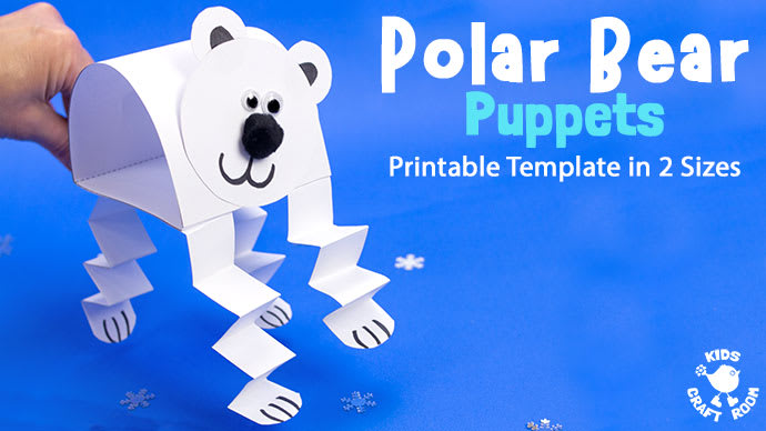 bear puppet template printable