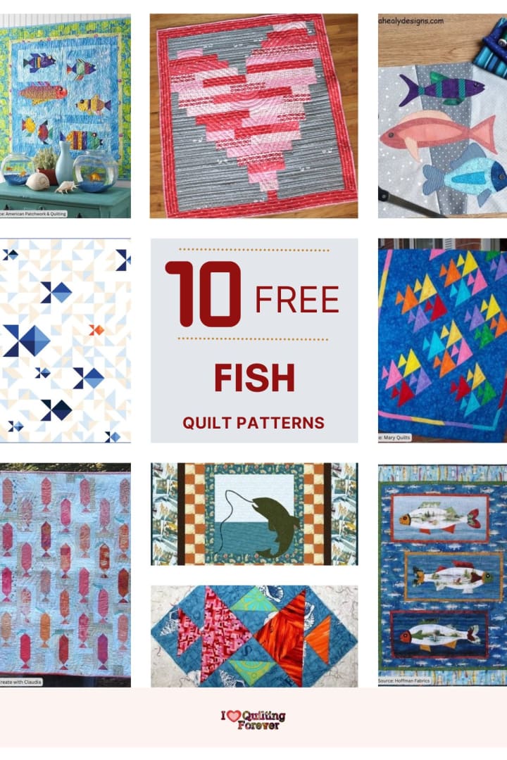 simple fish quilt pattern free