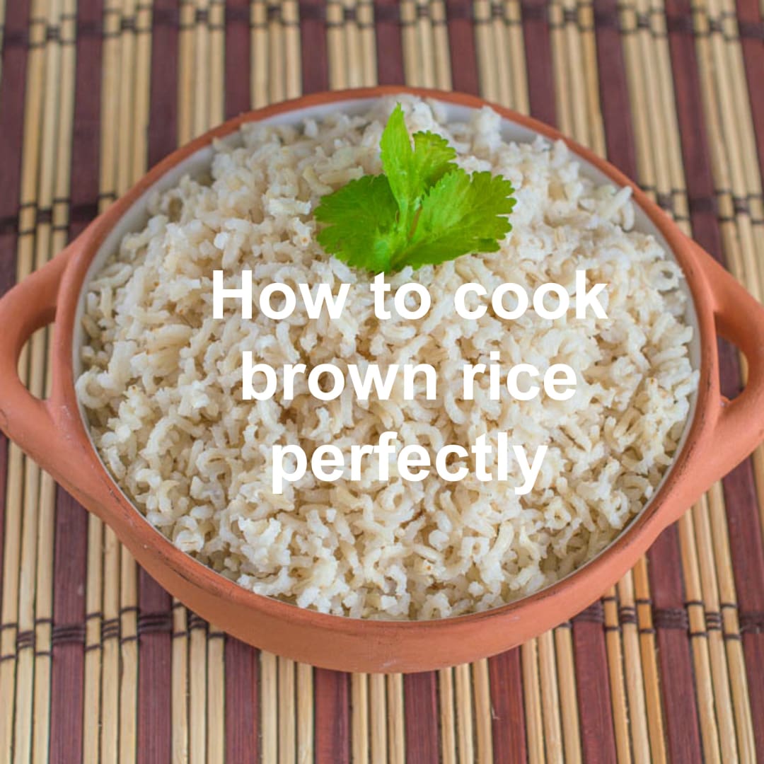 how to cook brown rice on gas stove