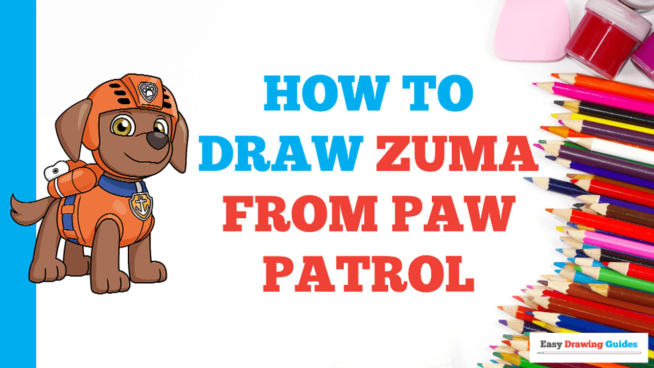 how to draw zuma face