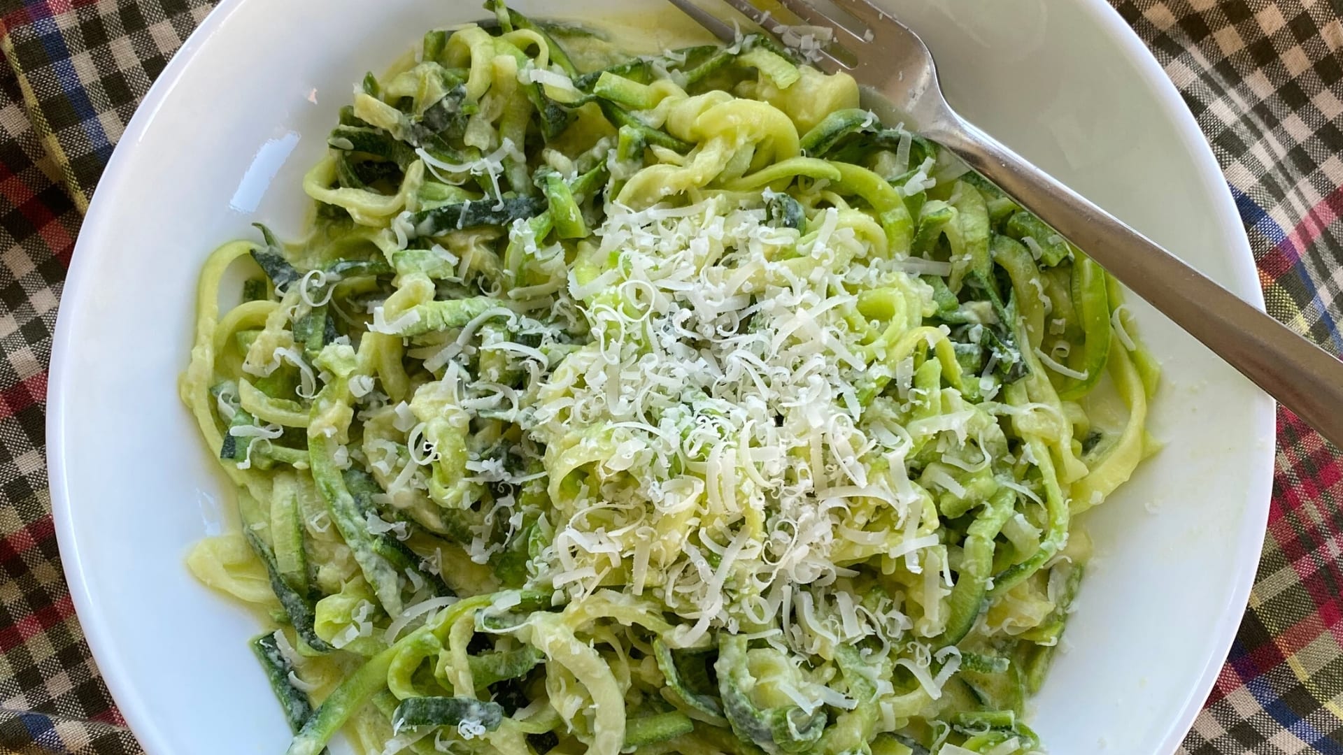 how to cook zucchini noodles alfredo