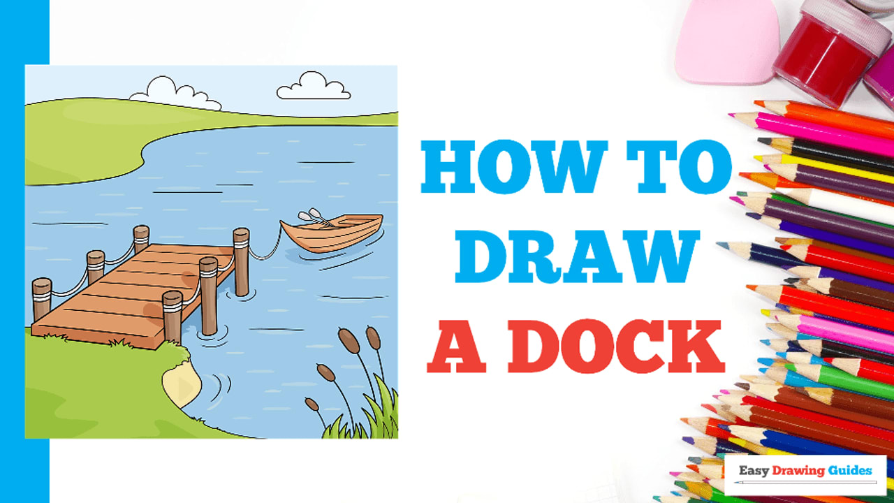 how to draw a jetty step by step