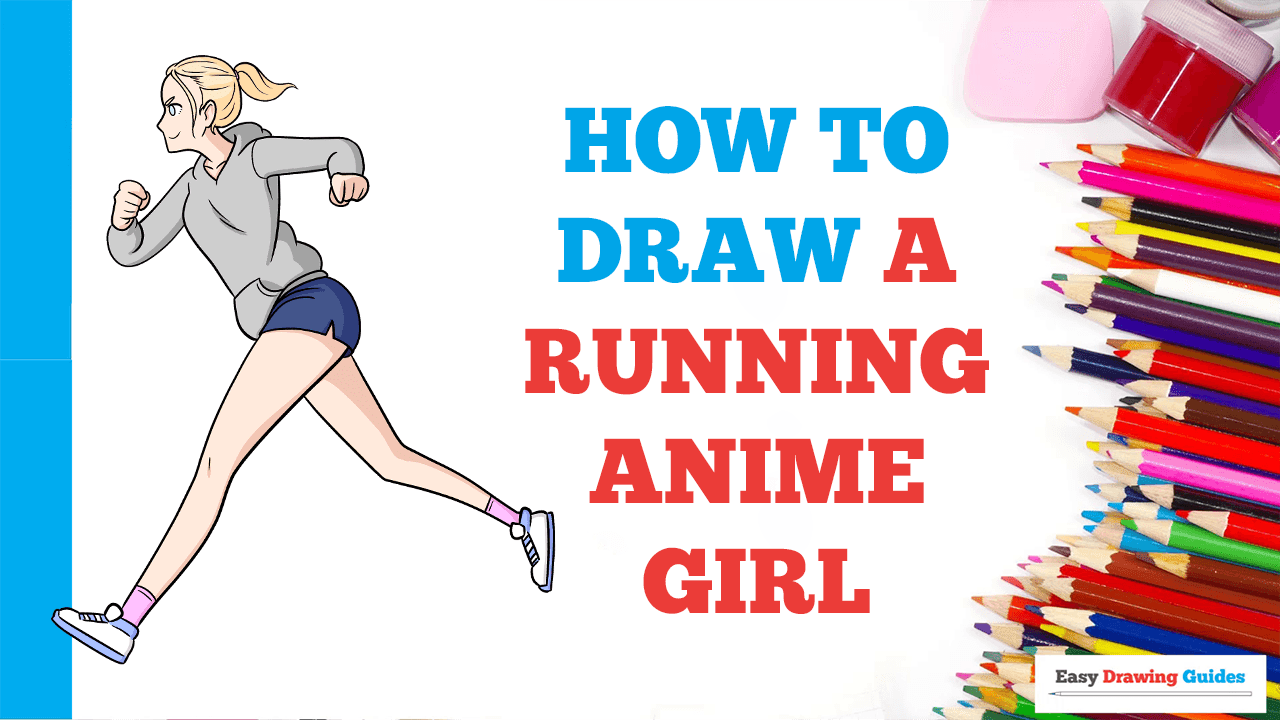 how to draw characters running