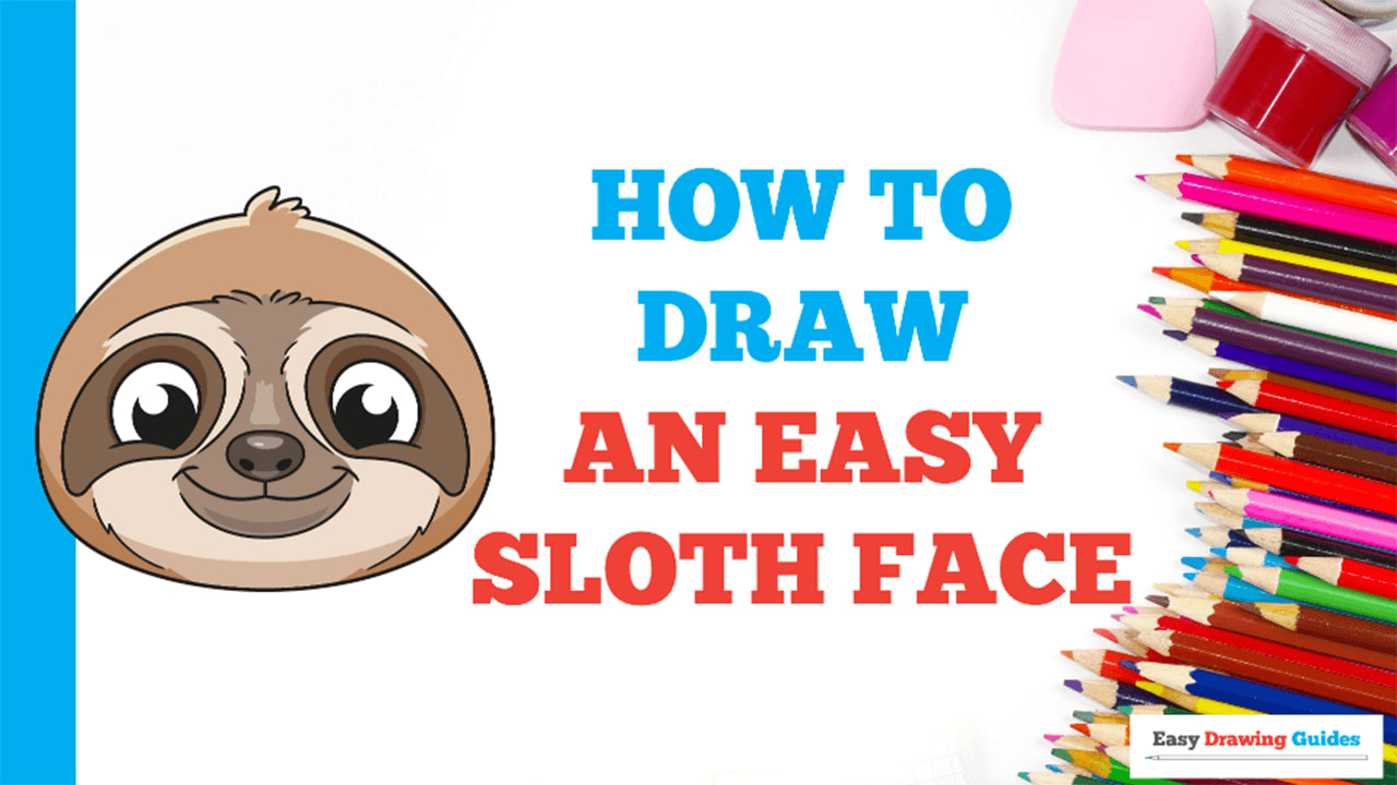 how to draw sloth fur