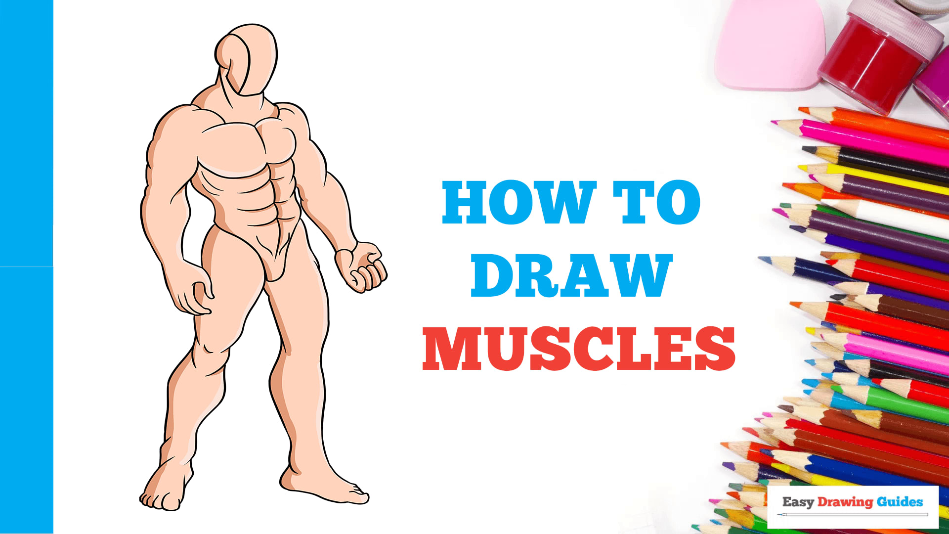 how to draw muscles