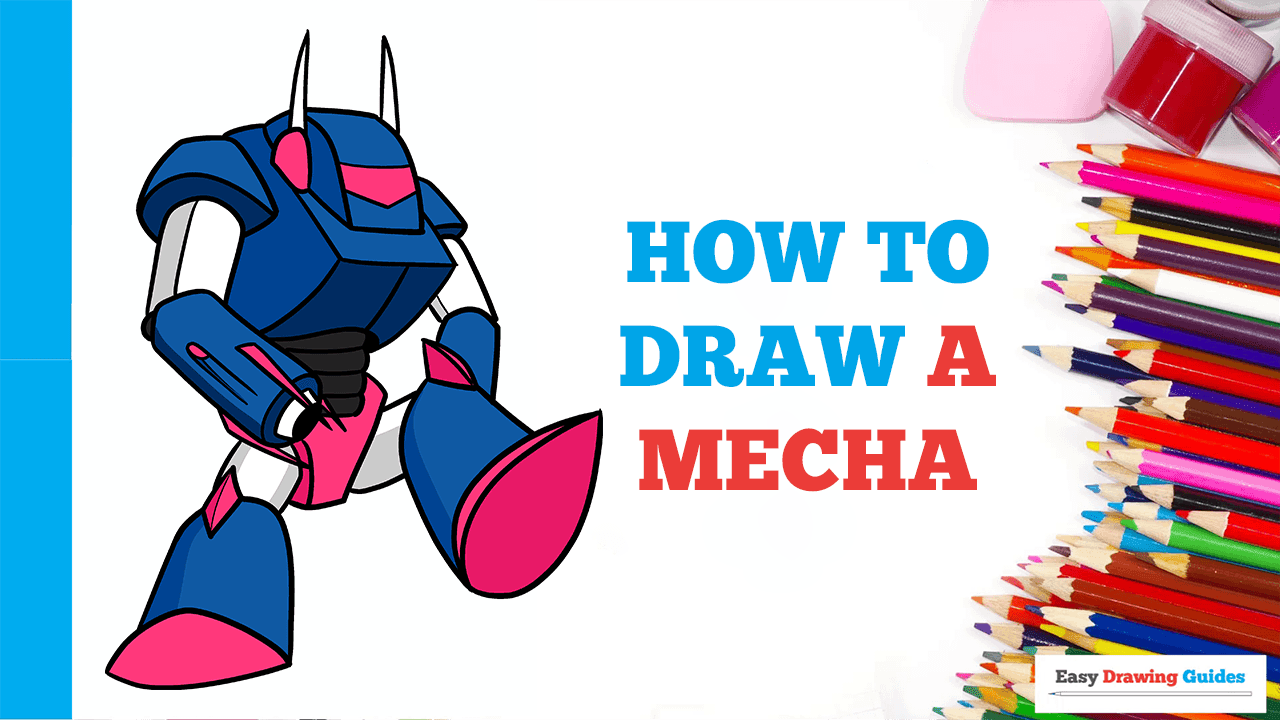 how to draw mecha robots
