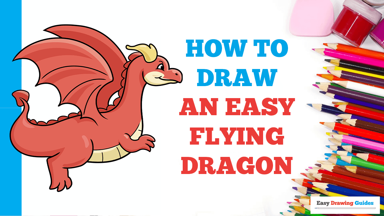 flying dragon how to draw a dragon