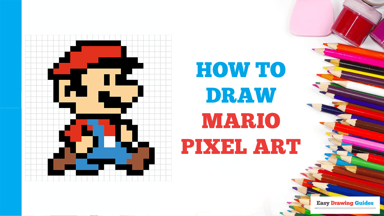 how to draw 8 bit pixel art