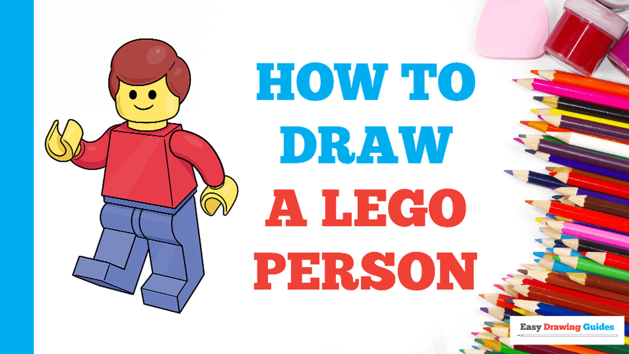 how to draw lego man