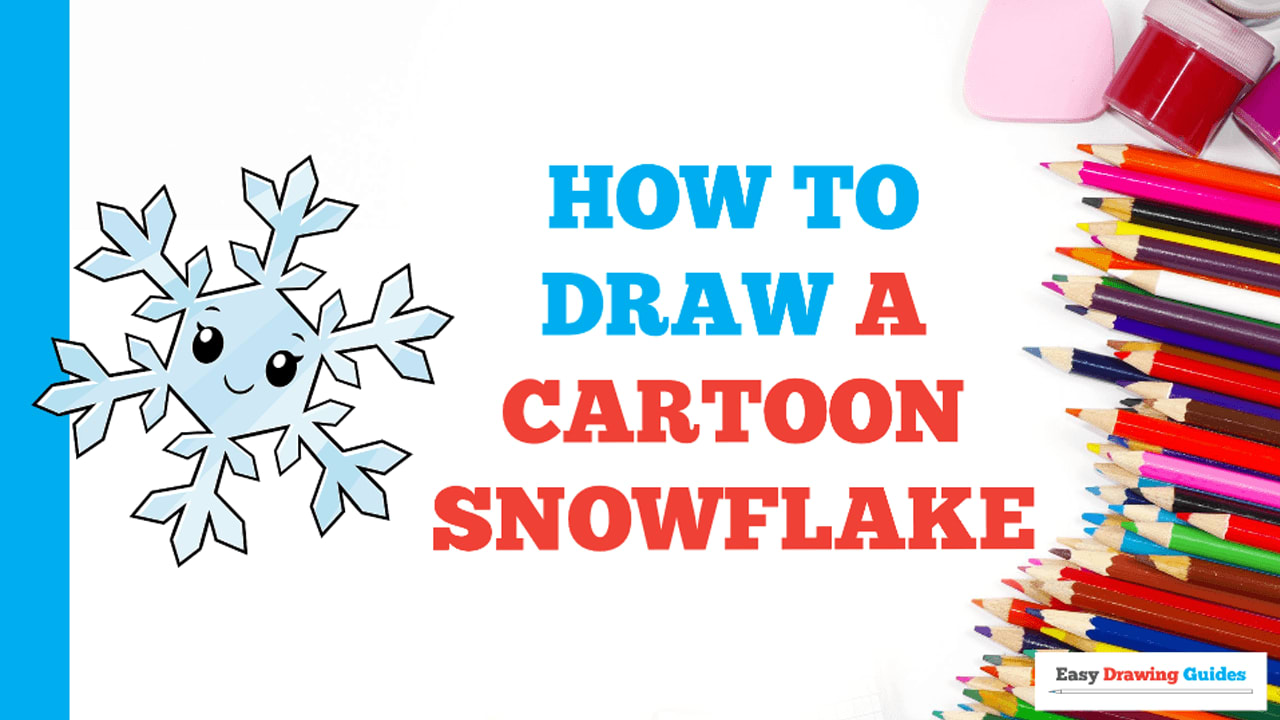cartoon snowflake simple
