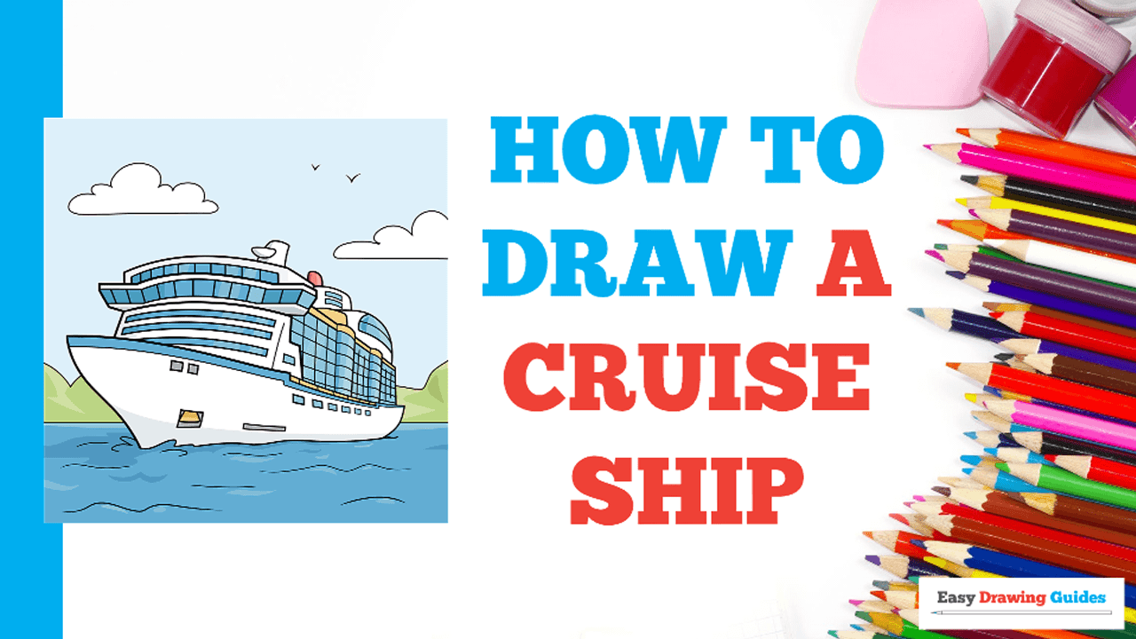 how to draw water ship