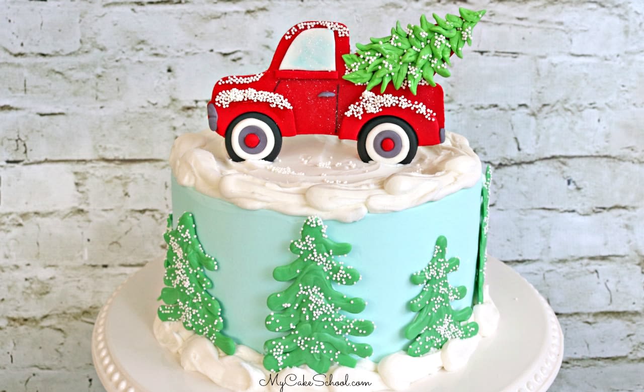 lorry cake design