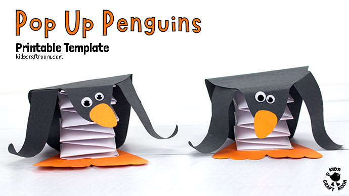 jumping penguin template