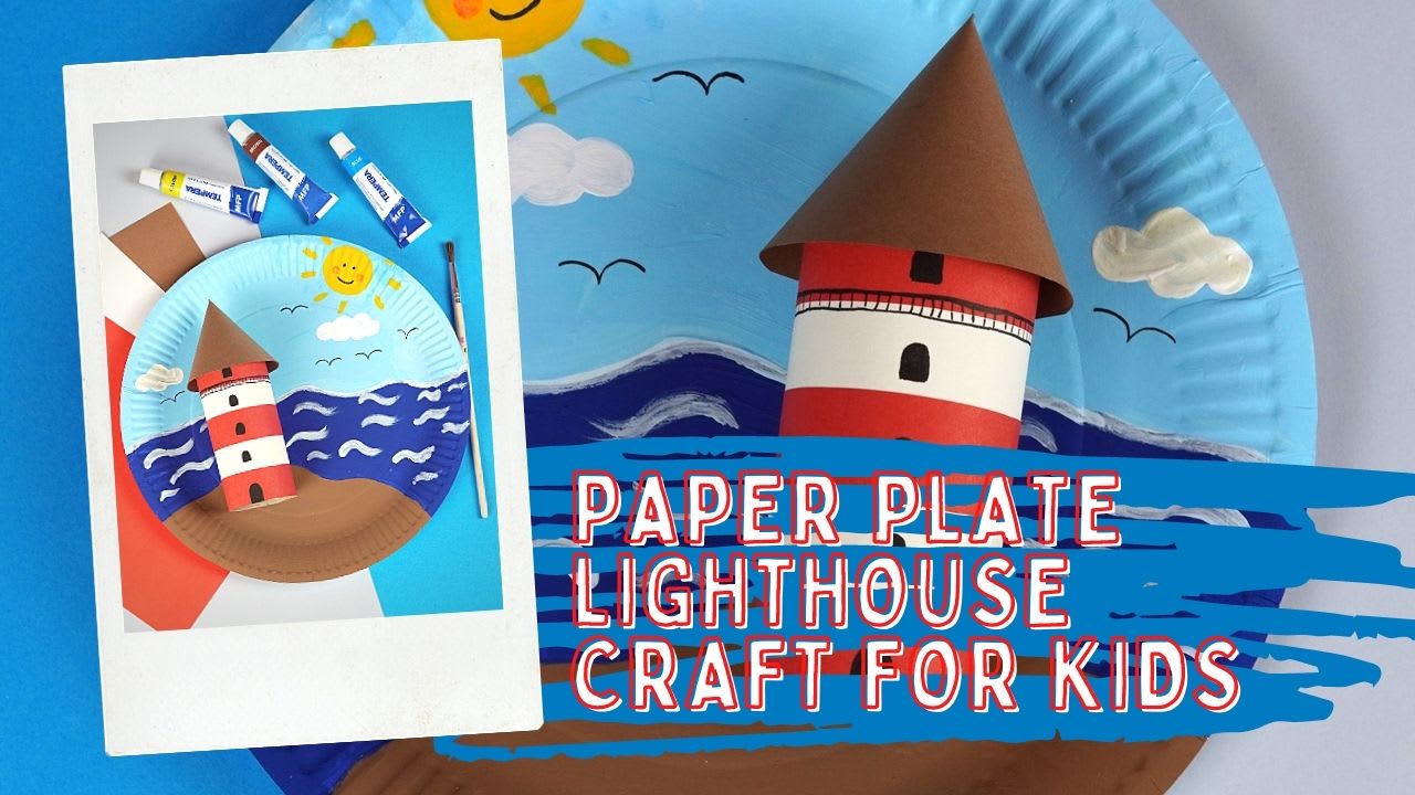 paper lighthouse craft