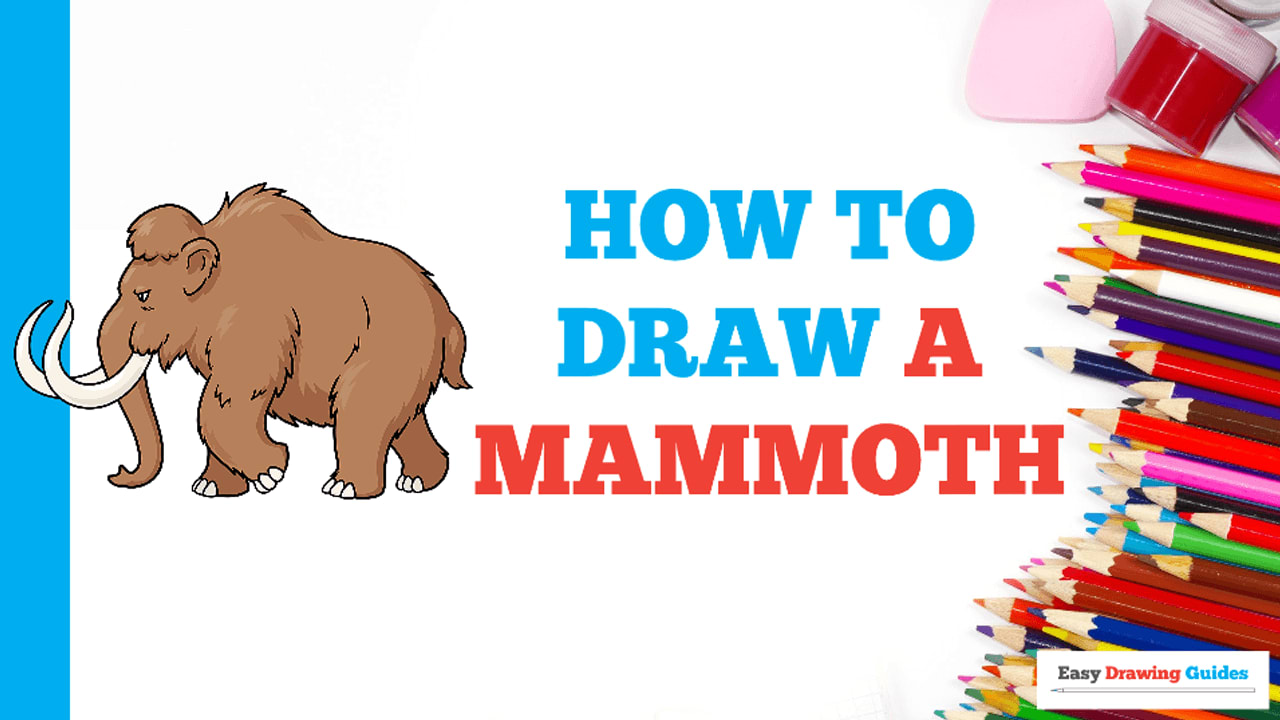 how to draw mammoth fur