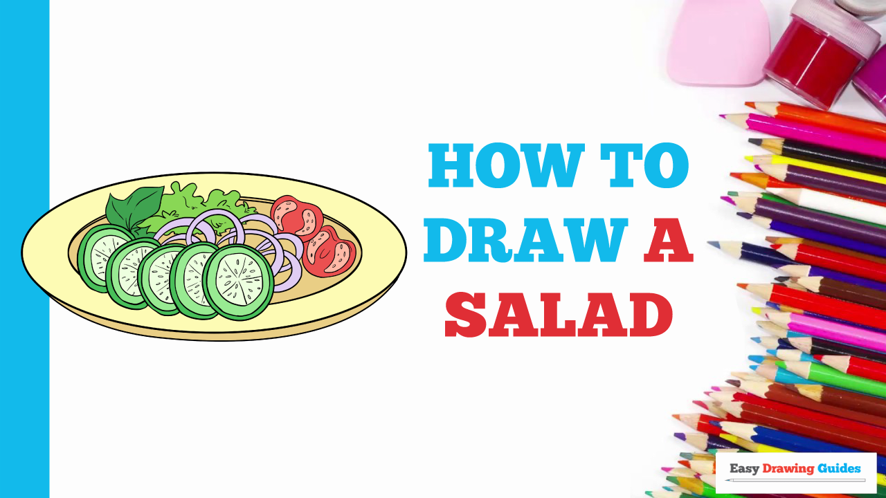 salad drawing