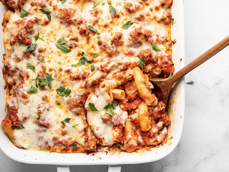 how to boil water baked ziti