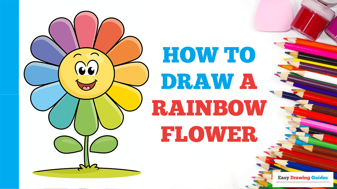 how to draw a cute rainbow