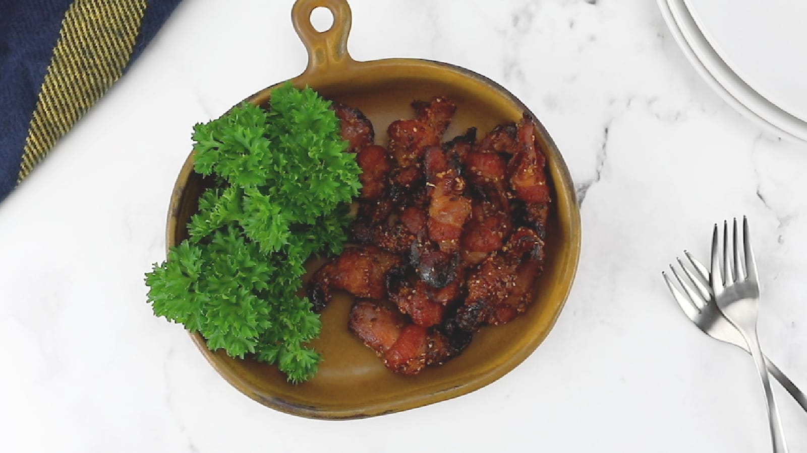 how to make bacon knots