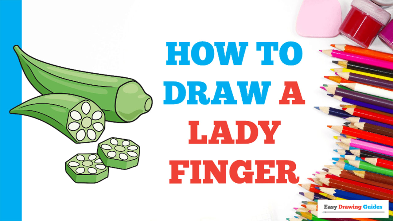 lady finger coloring pages